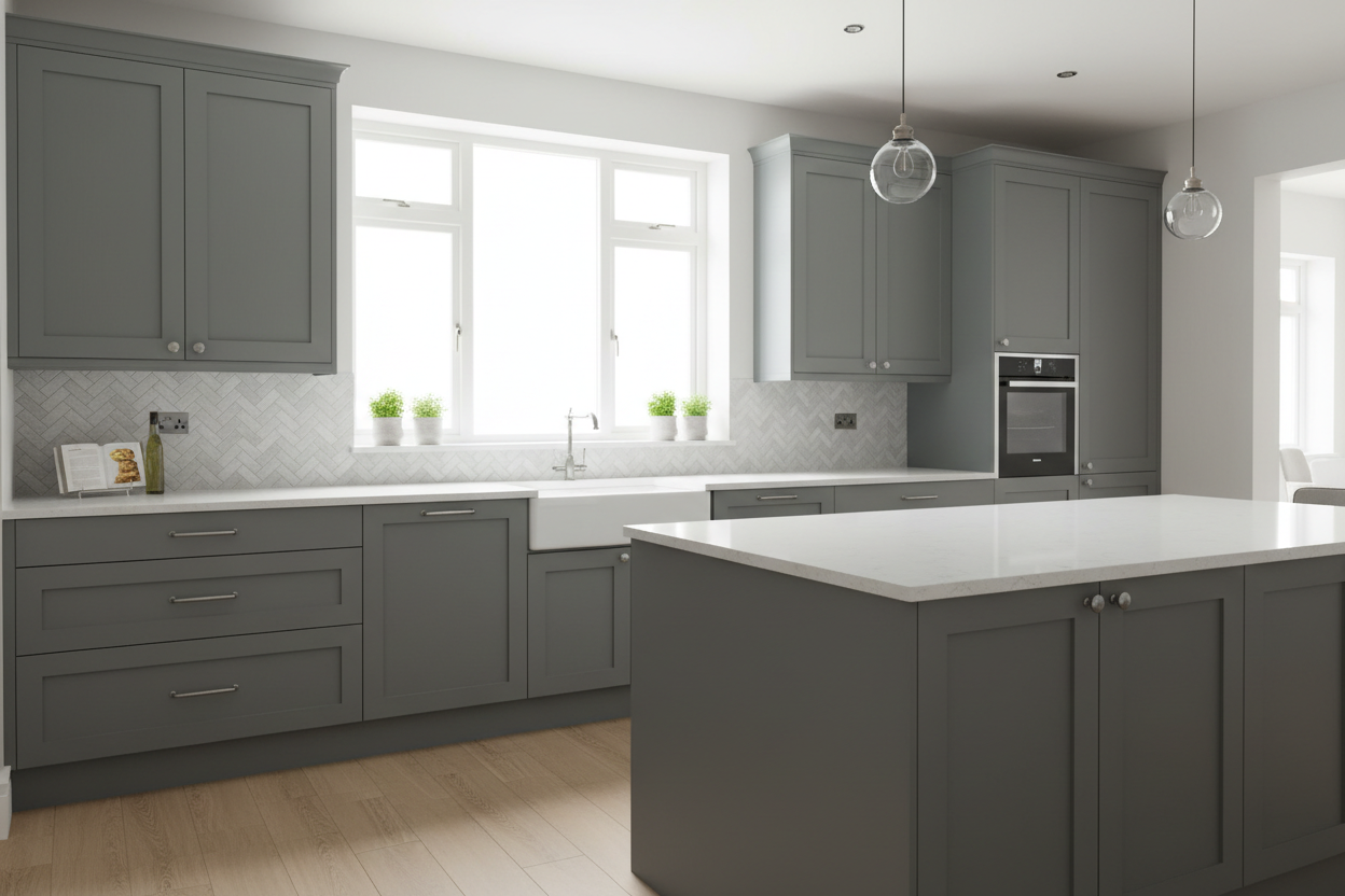 How Dealers and Developers Profit from Modern Grey Kitchen Cabinet Pro ...