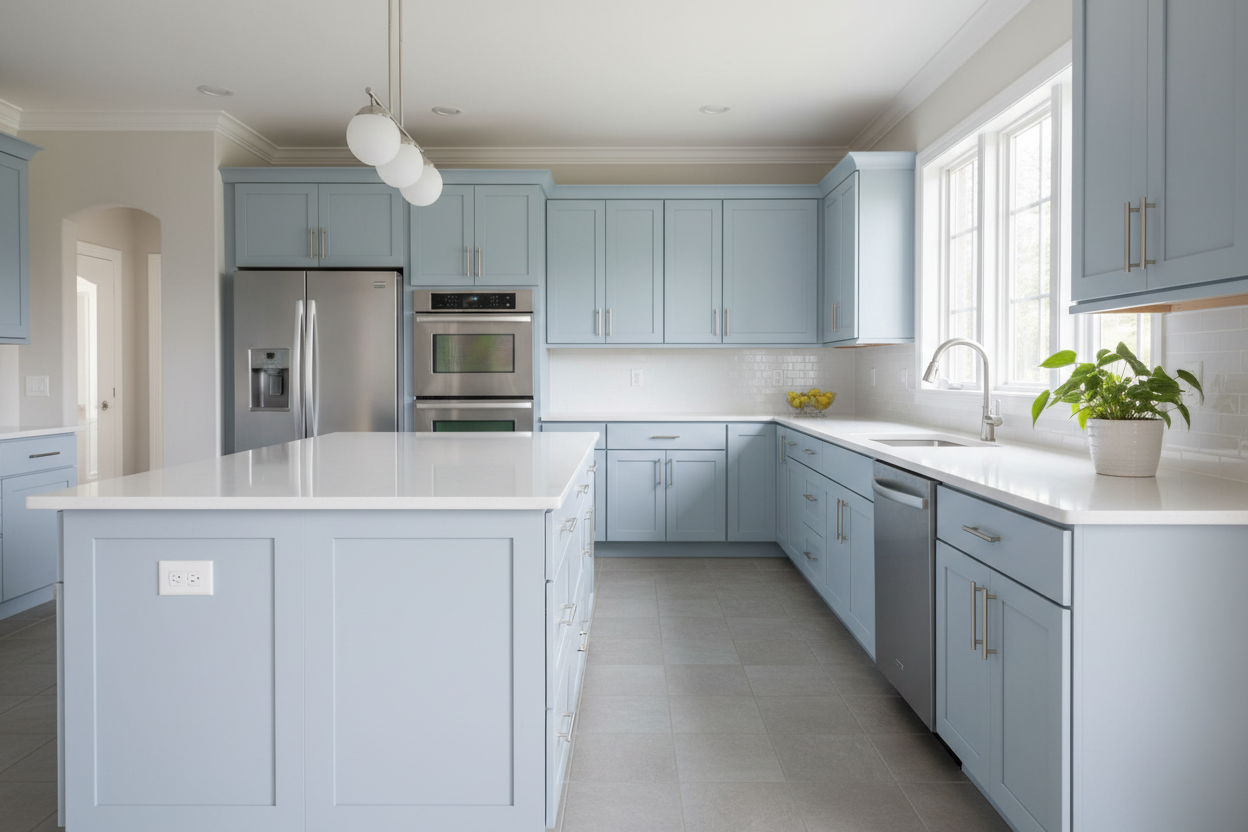 Blue Kitchen Cabinets: A Full-Spectrum Design Guide from Color Psychol ...